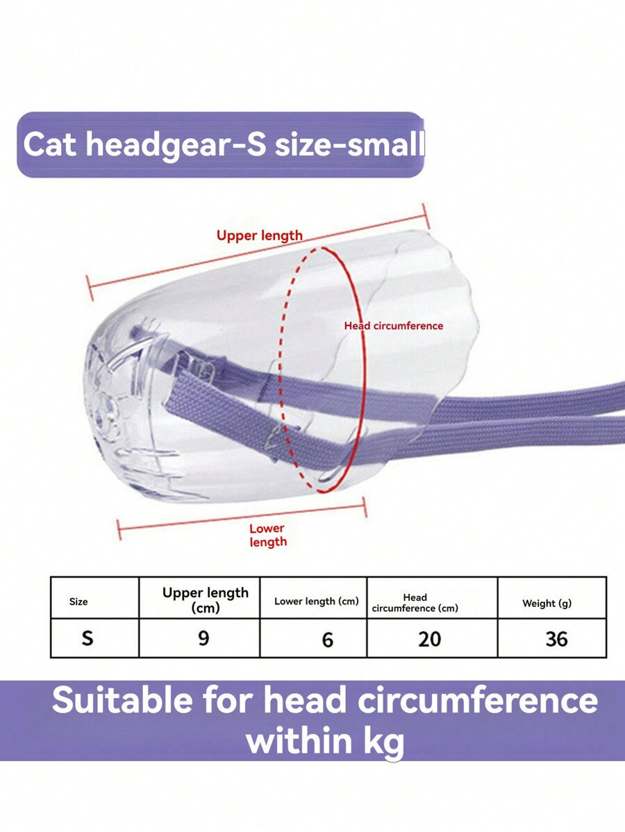 Cat Muzzle Bite-Proof Cover Prevent Cat Bites Face Mask Anti-Meowing ...