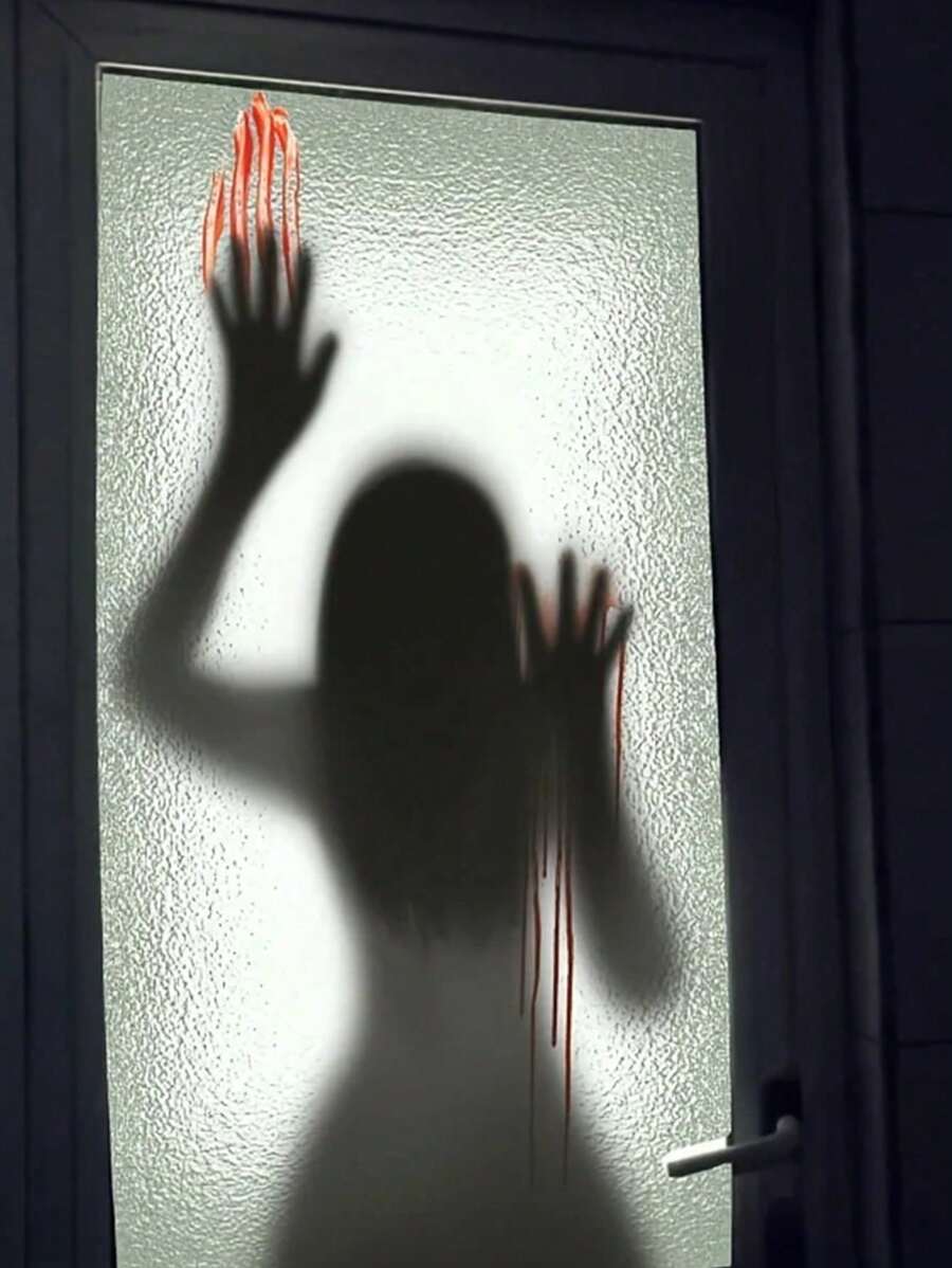 Halloween Horror Peeper Wall Stickers Removable Self-Adhesive Window ...