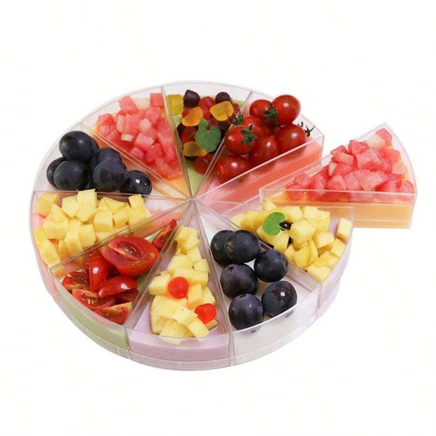 Dessert Cups, Mini Plastic Dessert Cups, Disposable Clear Triangle ...