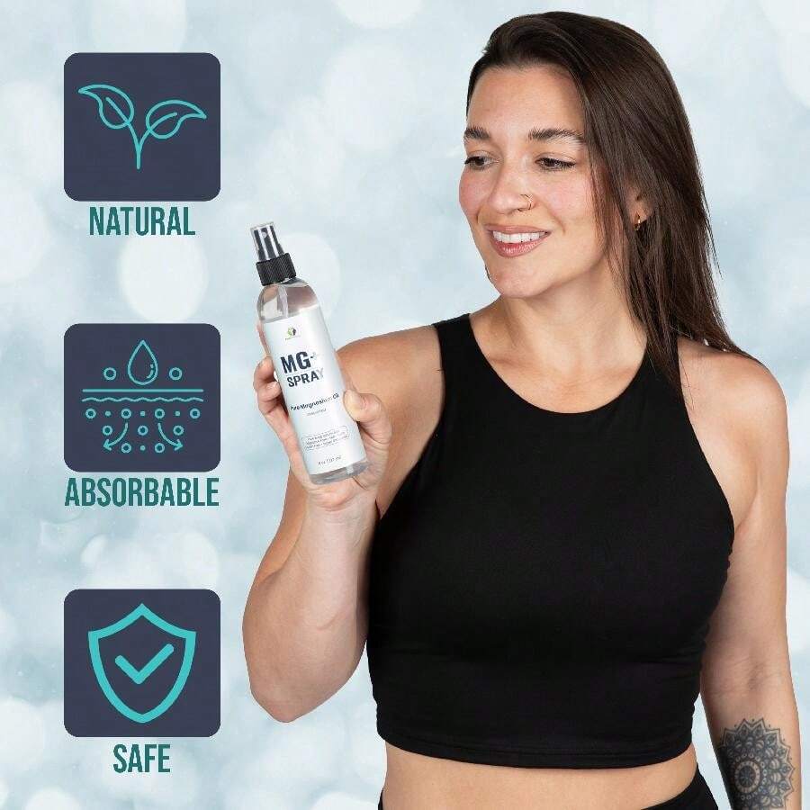 Mars Wellness Mars Wellness MG+ Pure Magnesium Oil Spray - 8 Ounce ...
