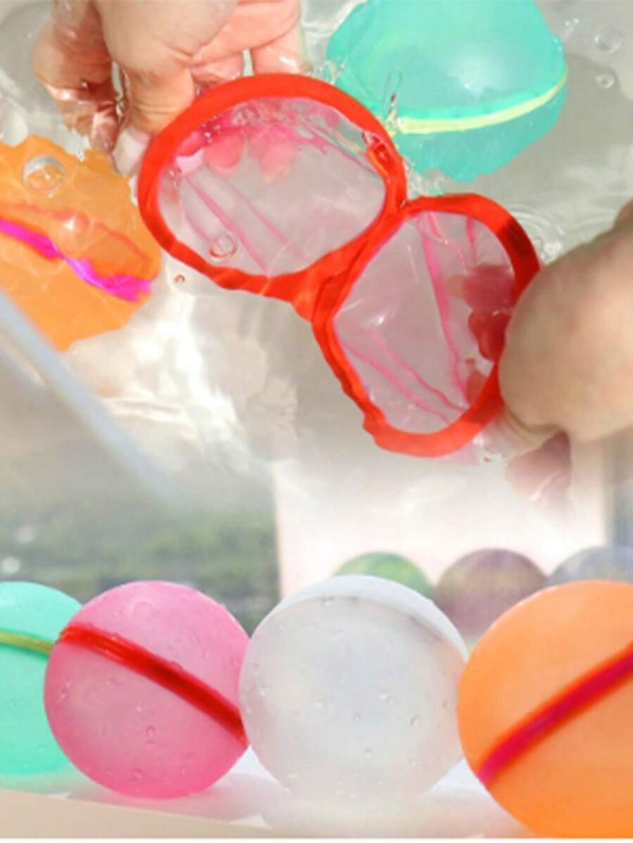 6/12/18Pcs Reusable Water Balloons With LED Lights, Quick Inflatable ...