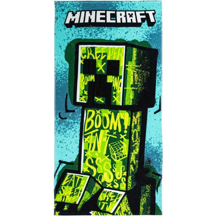 Minecraft Toalla de Algodón Premium Minecraft - Ideal para Uso Diario ...