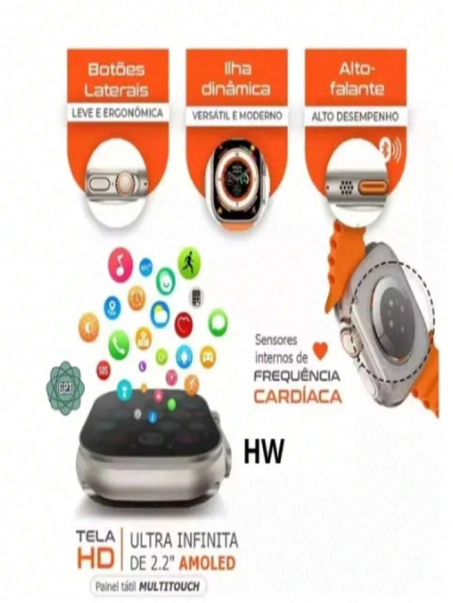 Smartwatch Hw Ultra 2 Launch With Gpt Chat 7 Bracelets | SHEIN UK