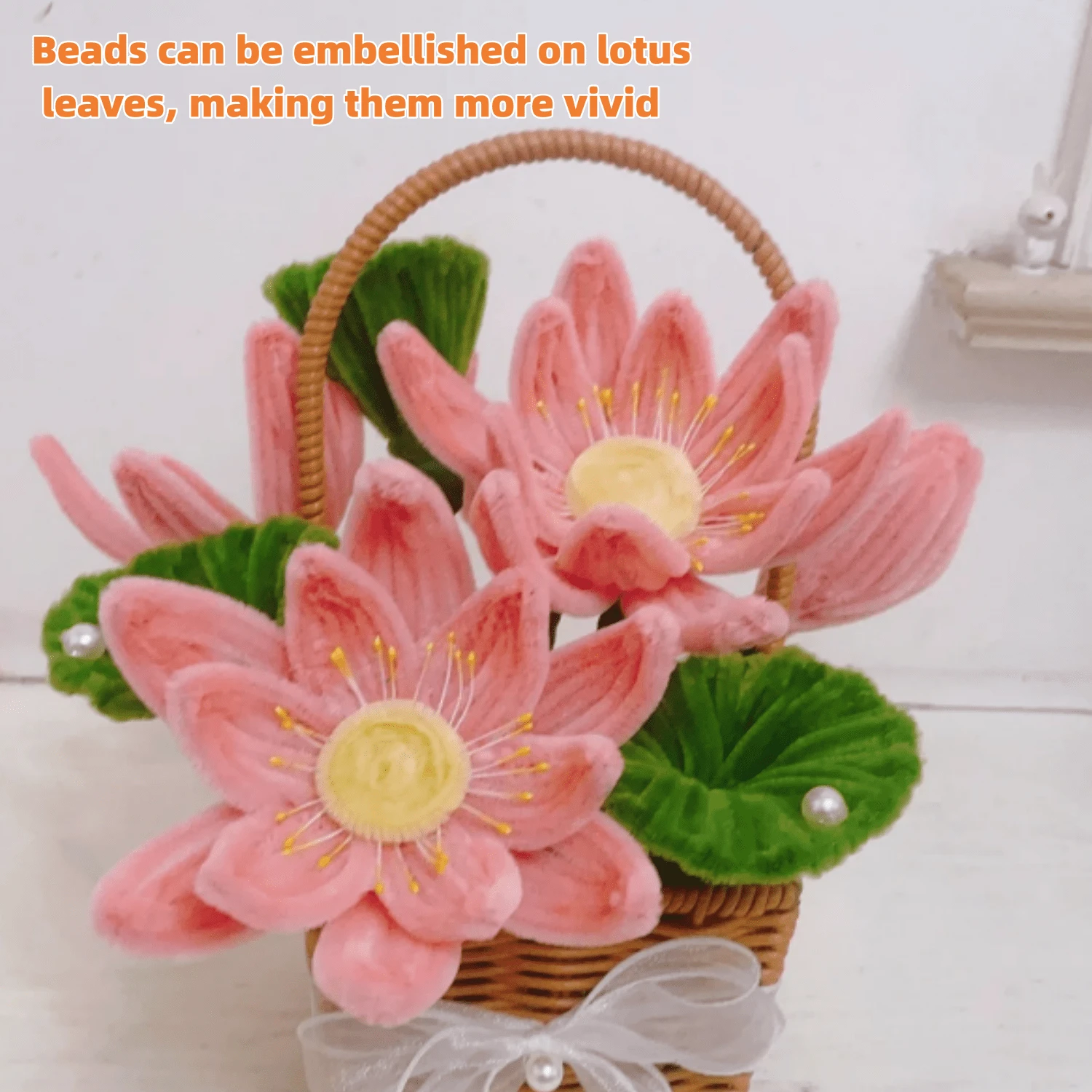 [500Pieces Craft Supplies]300 Pink Green Yellow Pipe Cleaner With 20 ...