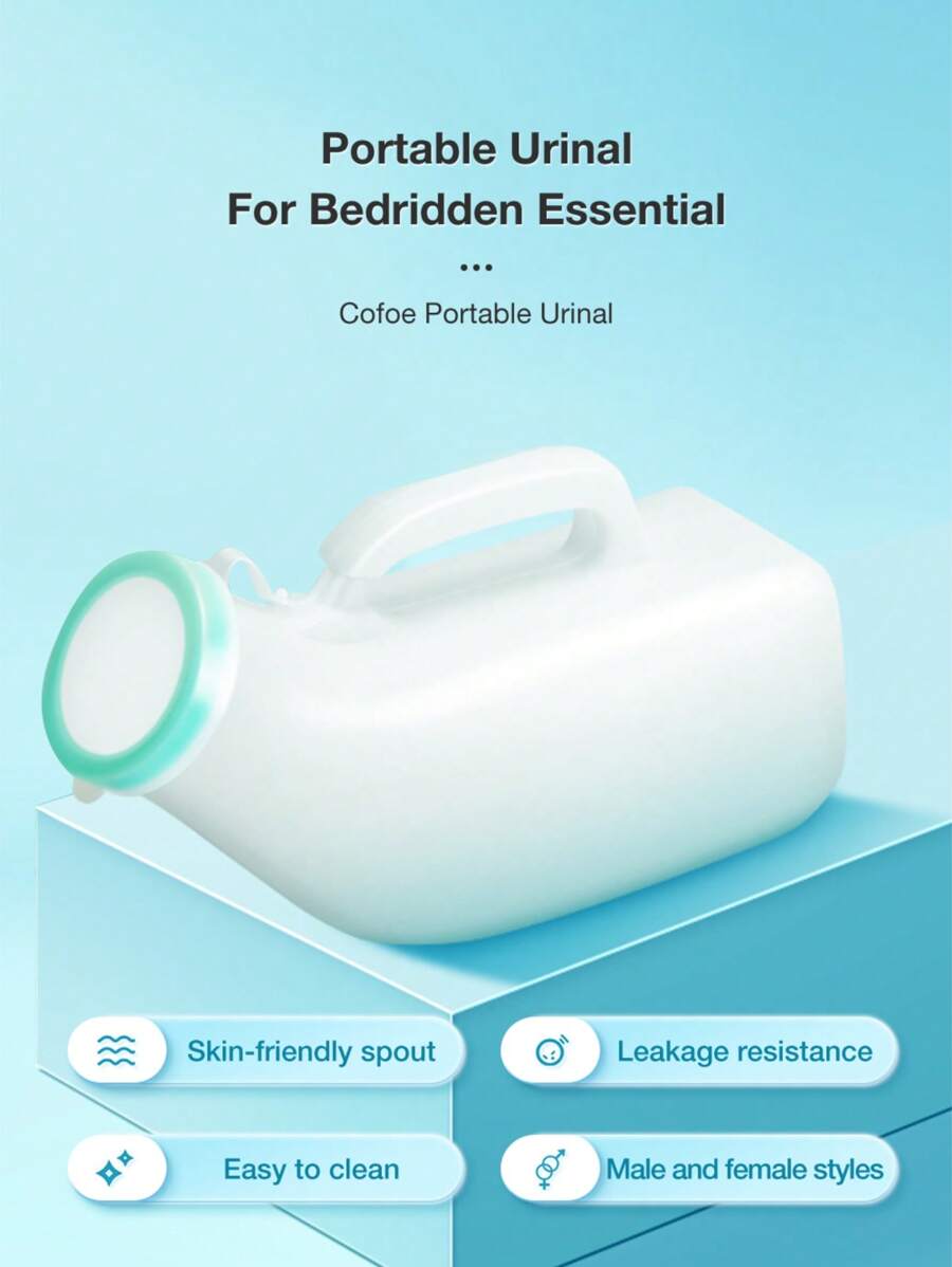 1200ml Portable Urinal Pee Bottle Male Urine Container Outdoor Travel ...