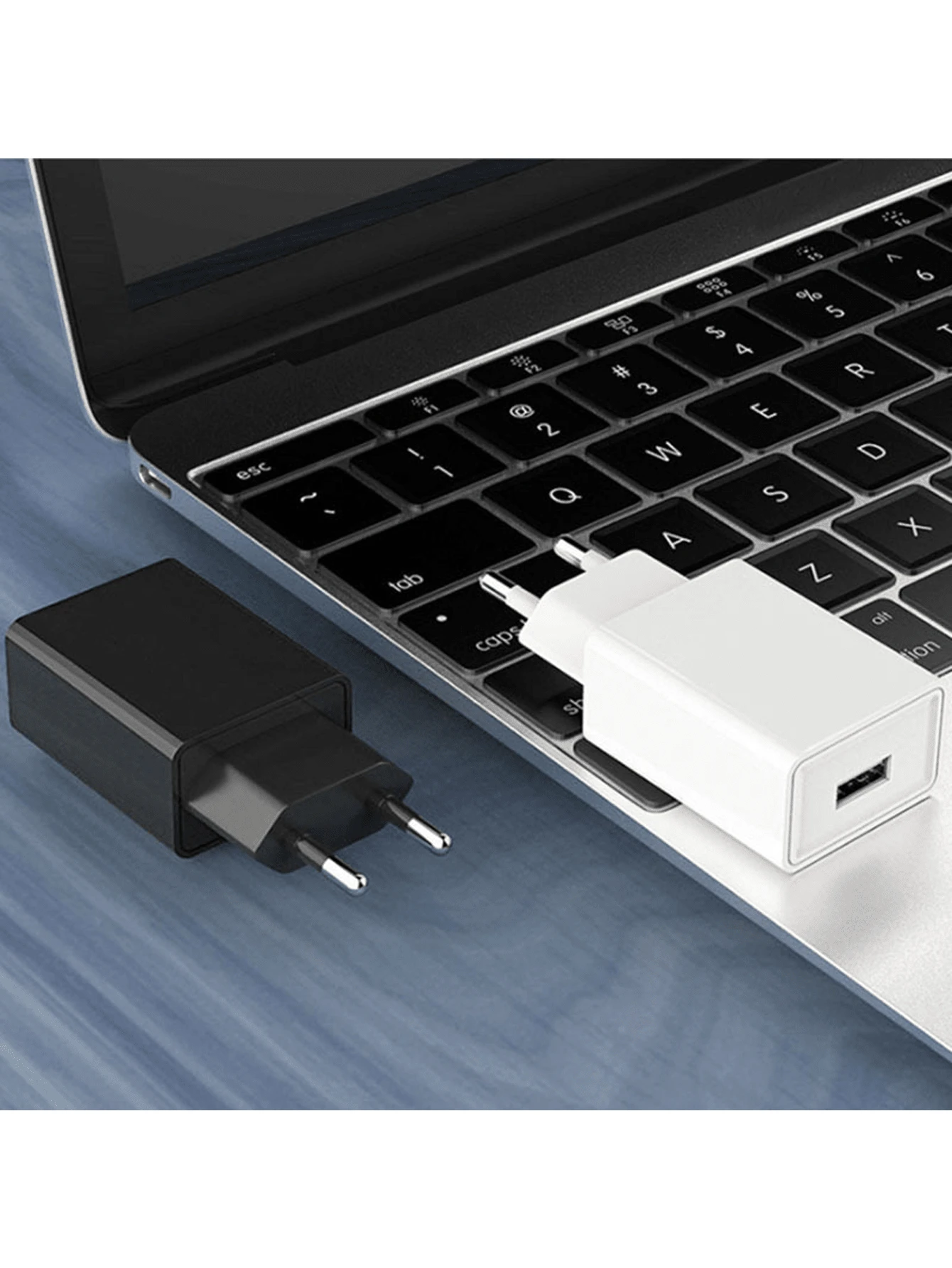 Travel Plug Adapter, USB A Single Port Power Adapter Fast Charger Block ...