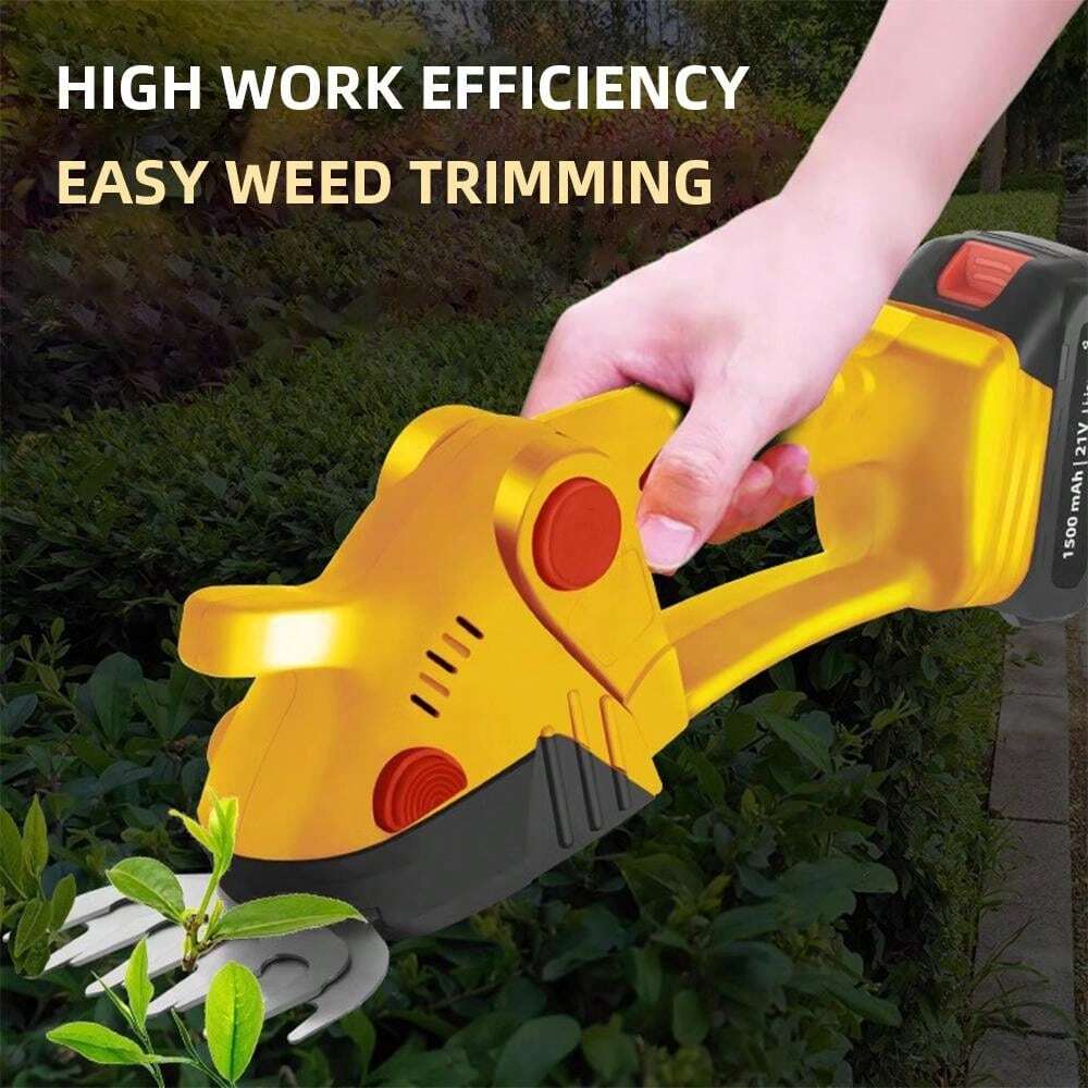 Rechargeable Hedge Trimmer Portable Trimmer Cordless Hedge Shears Scissors Tea Tree Pruning Saw ...