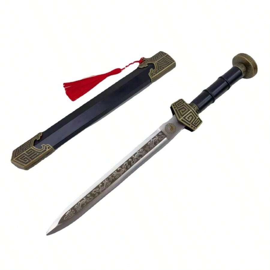 Espada famosa china antigua Ruyijian, arma fría Hanjian, adorno ...