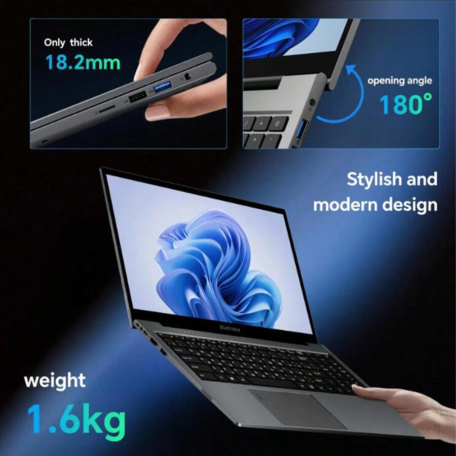 Blackview Acebook 8 15,6 polegadas 12ª geração Intel Alder Lake N97 ...