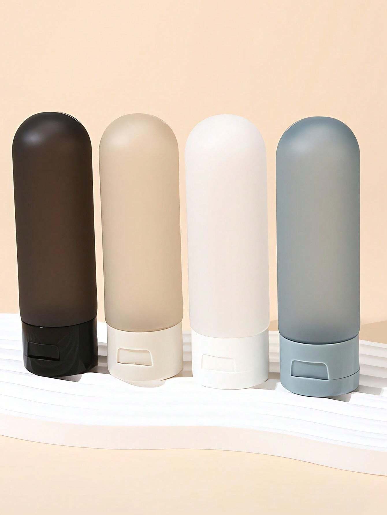 4 paquetes de recipientes de cosméticos rellenables, botellas de ...