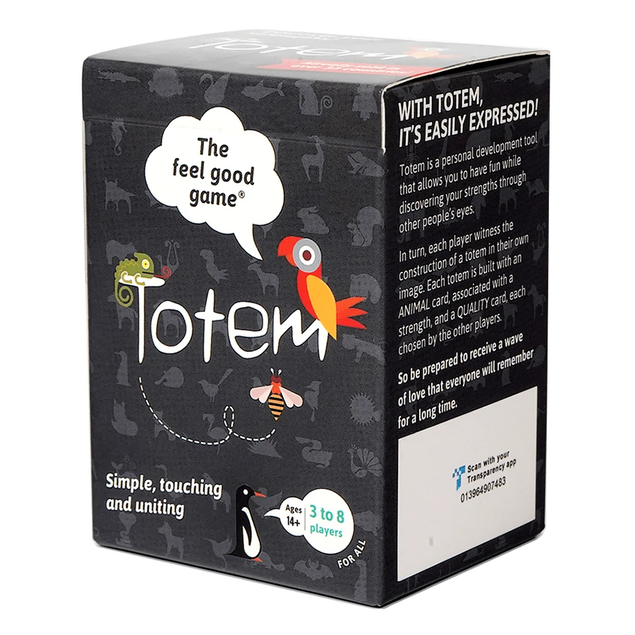 1pc Totem Totem Pattern For Family Gatherings Leisure And Entertainment Game Cards 80 Animal ...