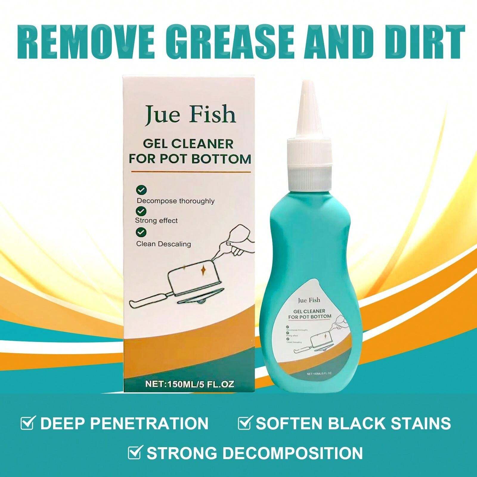 1pc 150ml Jue-Fish Kitchen Degreasing Cleaner, Multi-Purpose Cooker ...