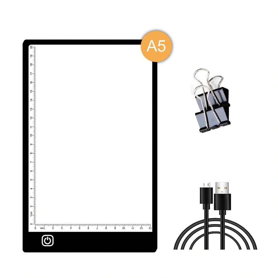 1 Stück A5 LED Lichtauflage, Lichtbrett für Anfänger zum Zeichnen ...
