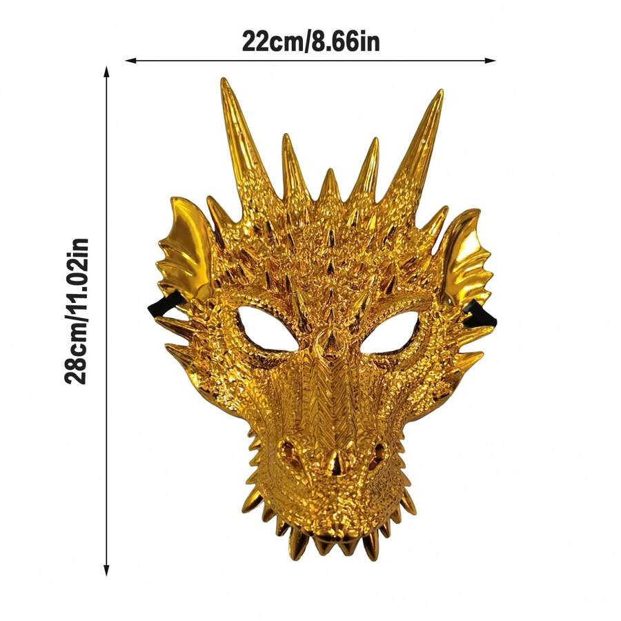 Full Face Dragon Mask For Halloween, Cosplay, Costume Party And ...