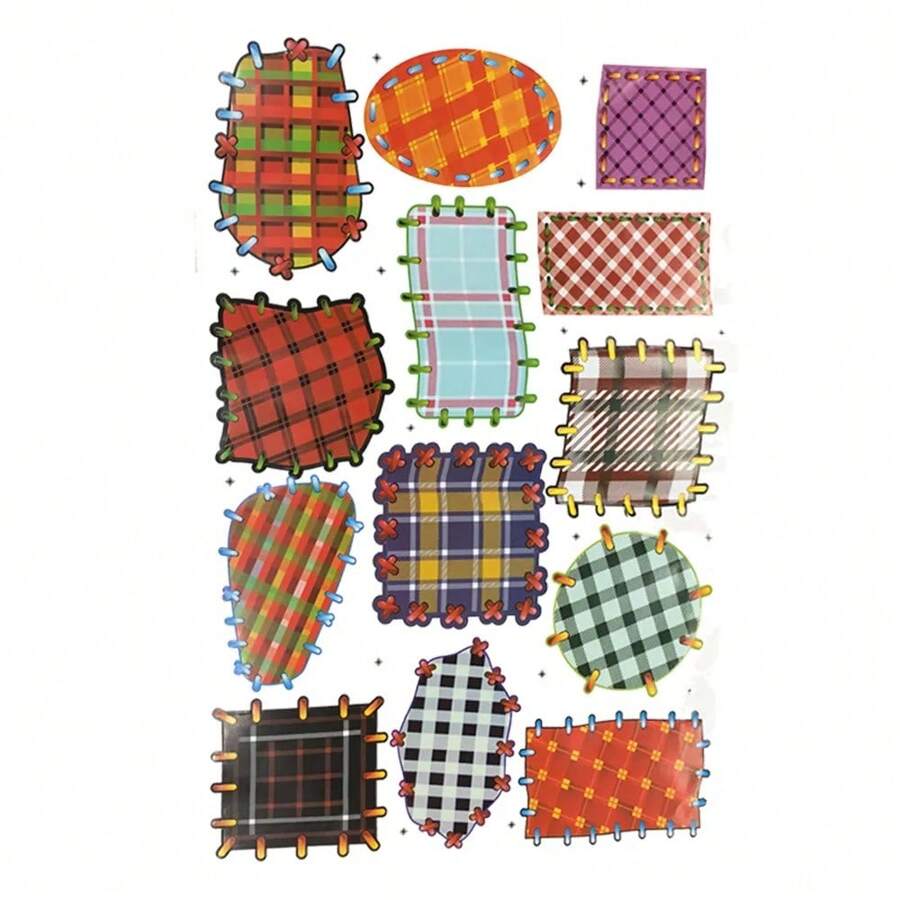 13 Retalho Adesivo Junino Para Roupa Festa Junina Cartela | SHEIN Brasil