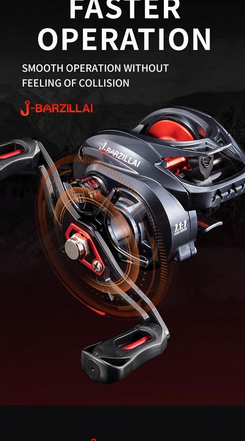 J-BARZILLAI 1pc J-BARZILLAI Double Line Machined Aluminium Spool High ...