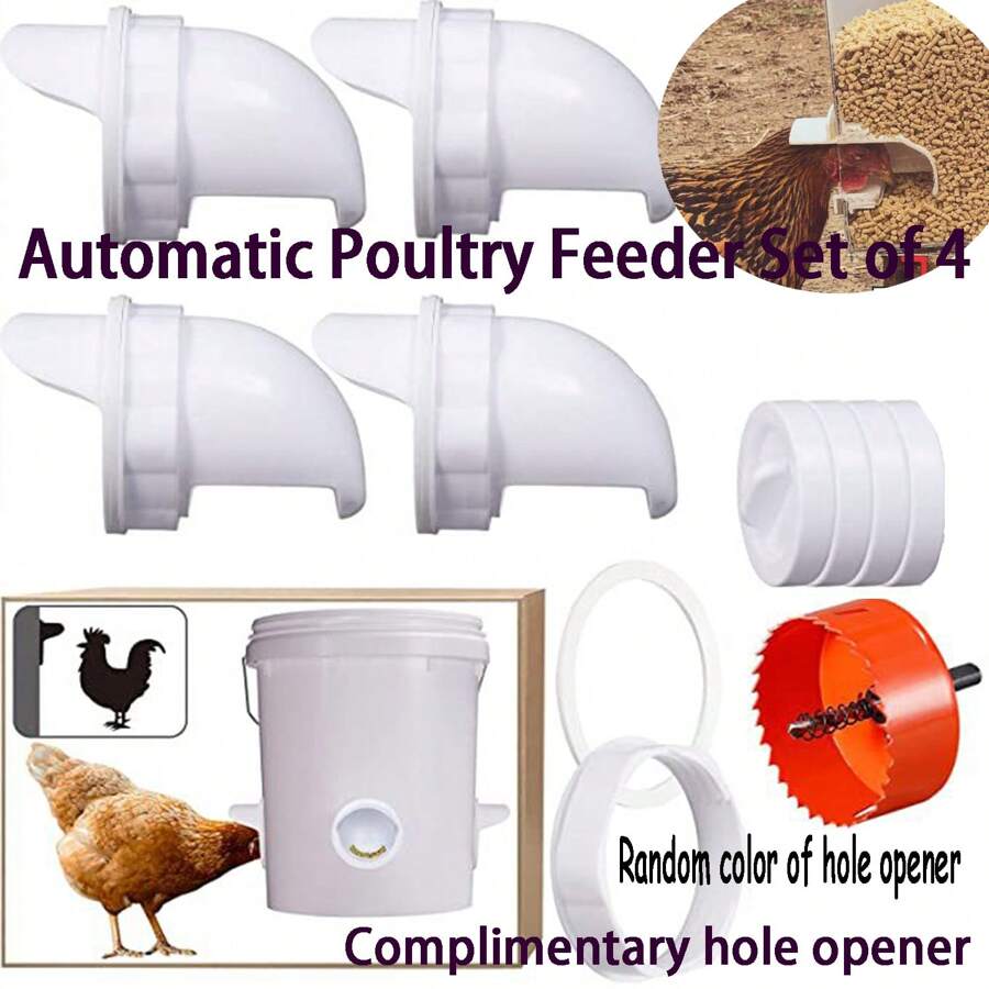 Chicken And Duck Feeder Poultry Feeder Chicken Bucket Gravity Feeder ...