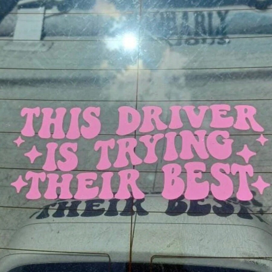 Drivers Are Trying To Be The Best Vinyl Decals - Car Window Decal ...