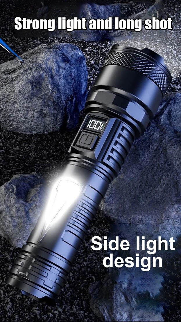 Super Bright Portable 7*LED Flashlight Multifunctional High Lumen ...