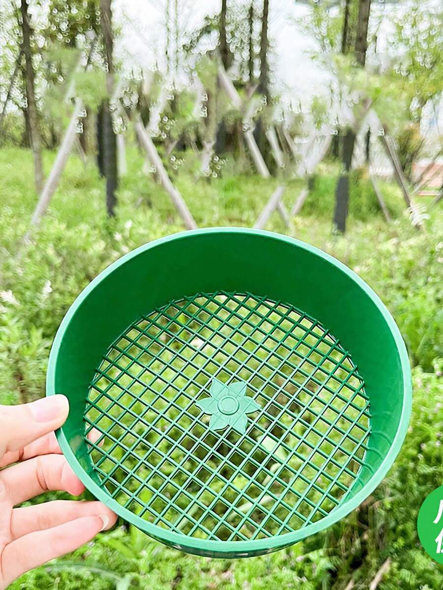 1pc Horticultural Soil Screening Green Plastic Screening Soil Planting ...