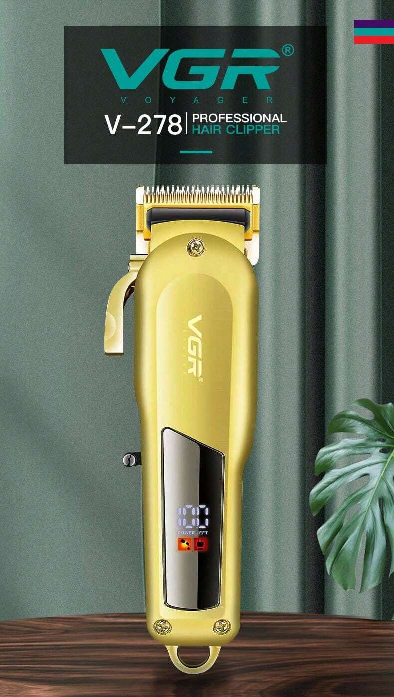 Máquina cortadora de cabello eléctrica recargable VGR Barber Clippers, recortadora profesional ...