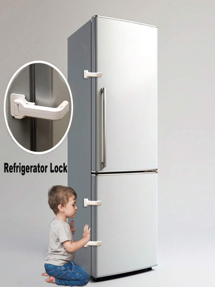 3M 1pc Baby Safety Refrigerator Lock Child Freezer Door Lock Easy To ...