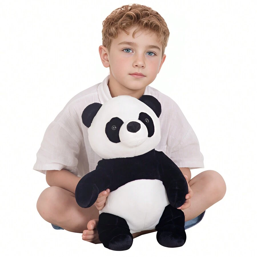 16inch Large Soft Pandas Pillow Cute Panda Plush Toy Black Big Pandas ...