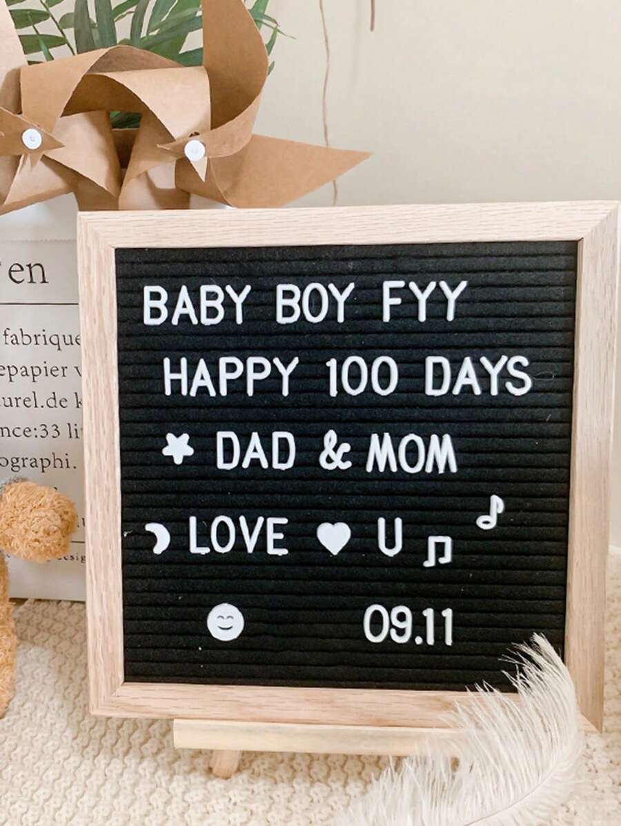 1 pieza Tablero de letras, tablero de sentimientos de 8 x 8 pulgadas ...