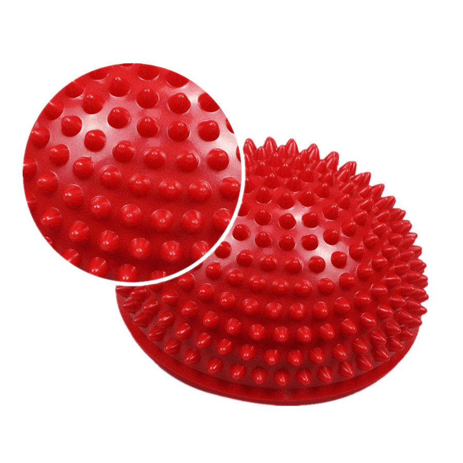 PVC Durian Mini Bosu Ball Yoga Balance Training Half-Round Foot Massage ...