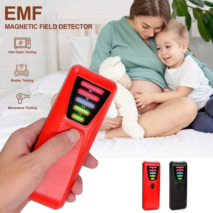 EMF Gauss Meter Radiation Detector Electromagnetic Field Detector ...