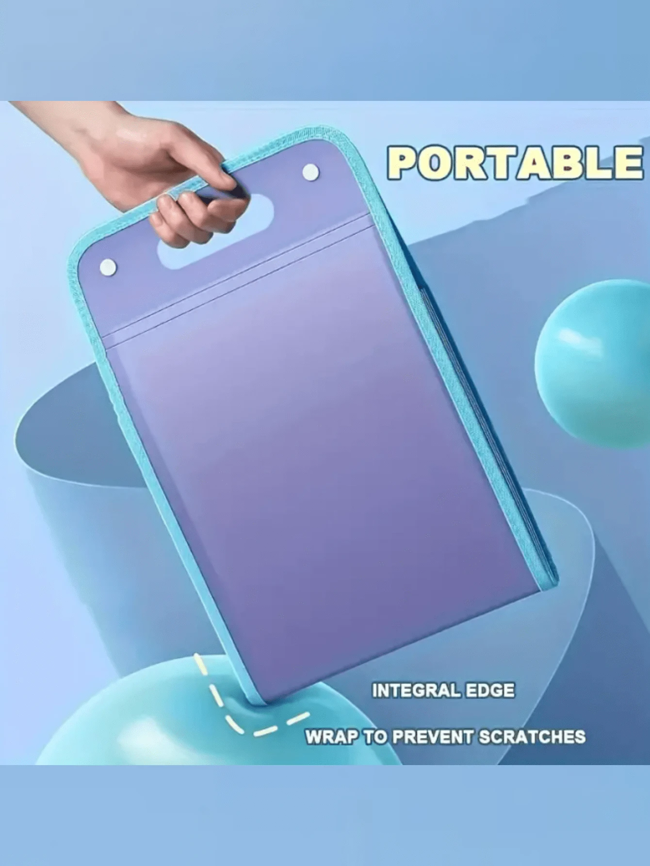 Dossier de document portable A4, sac de papier d'examen, organiseur de ...