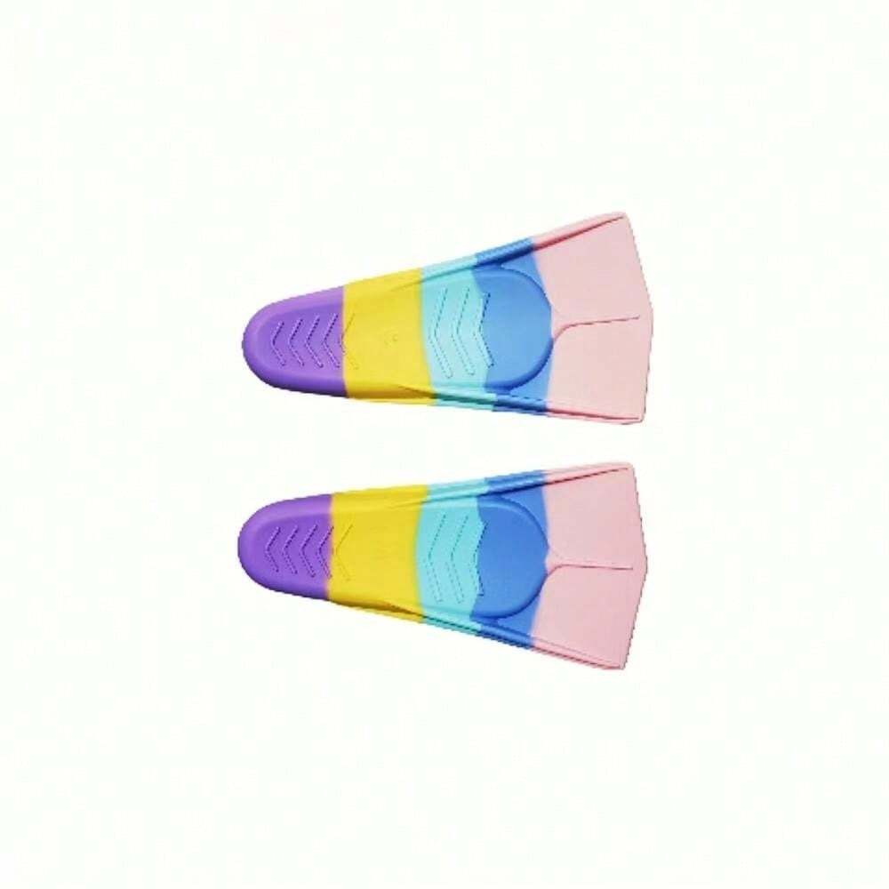 Adult Short Fins Swim Flippers Snorkeling Training Frog Swimming Duck ...