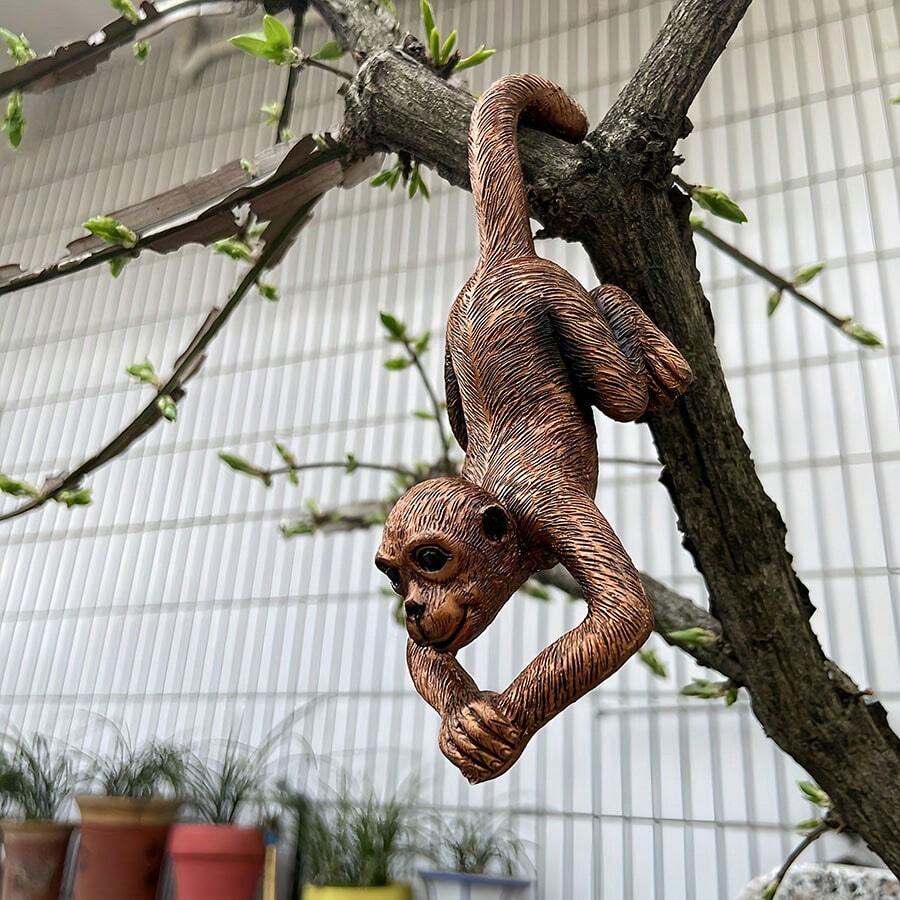 1 Peça Vaso de Flor de Resina Macaco Fantasia - Decoração Encantadora ...