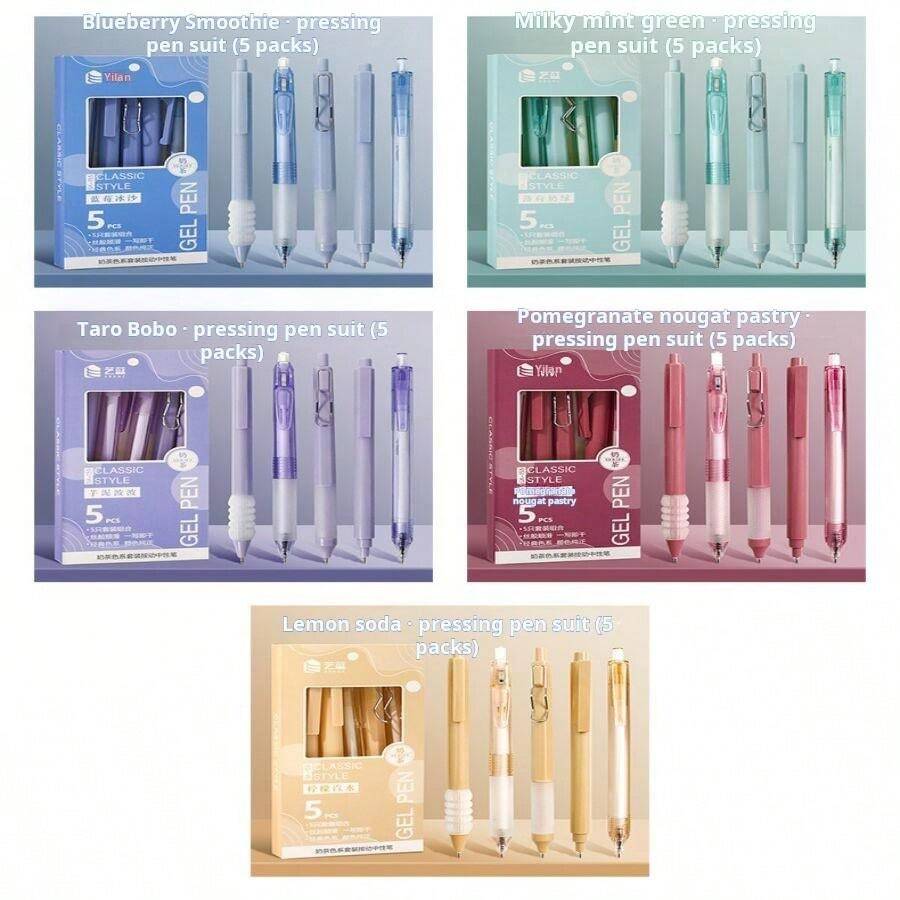 5 Wind Speed Dry Pressure Neutral Pens, Purple Pressure Pens, High ...