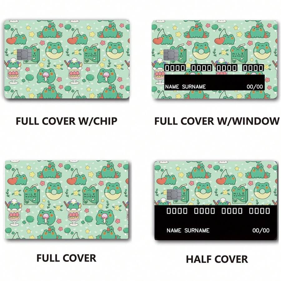 Credit Card Skin Stickers Frog Credit Card Cover Wrap No Bubble Slim ...