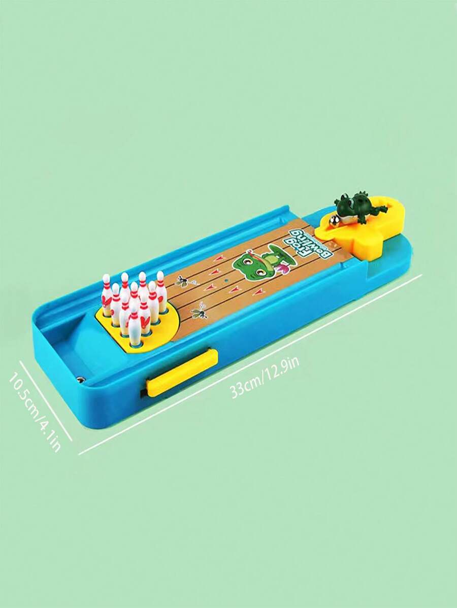1pc Desktop Bowling Set Fun Frog Launcher Ball-Shooting Game For ...