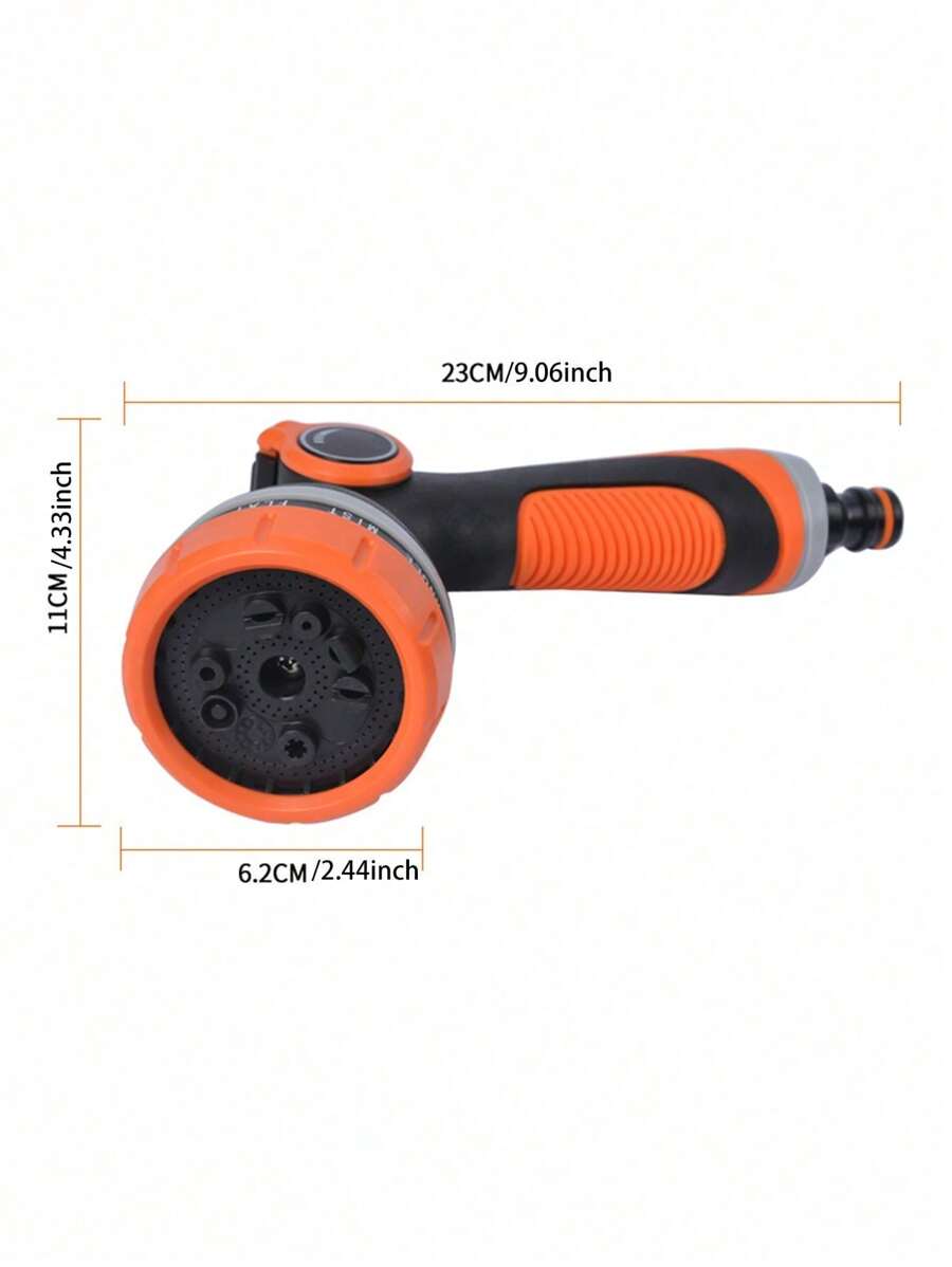 1 Pc 10 Function Spray Nozzle - Water Hose Gun Multi Pattern Garden ...