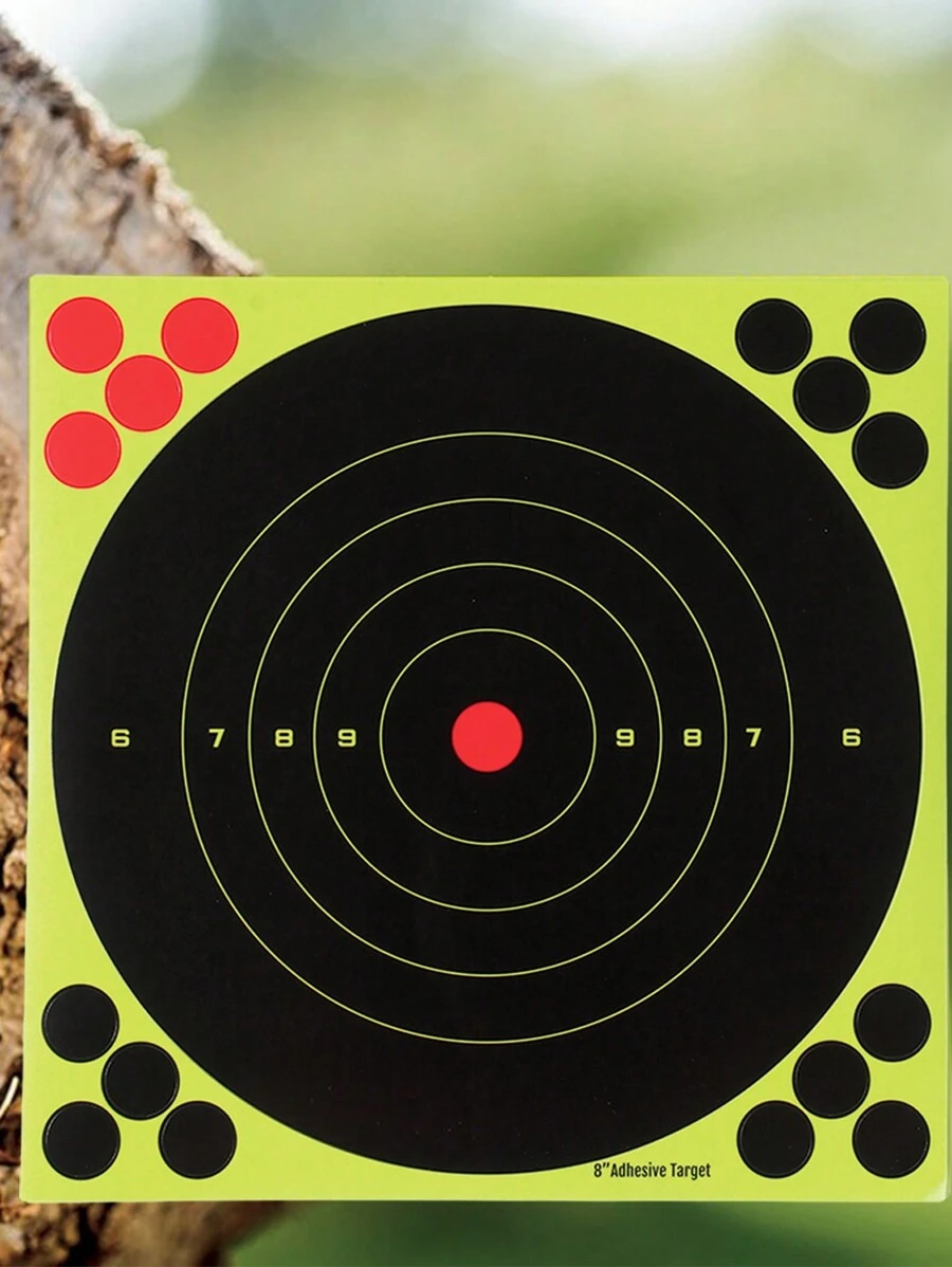 10pcs Shooting Target Stickers, Self Adhesive Shooting Target Paper For ...
