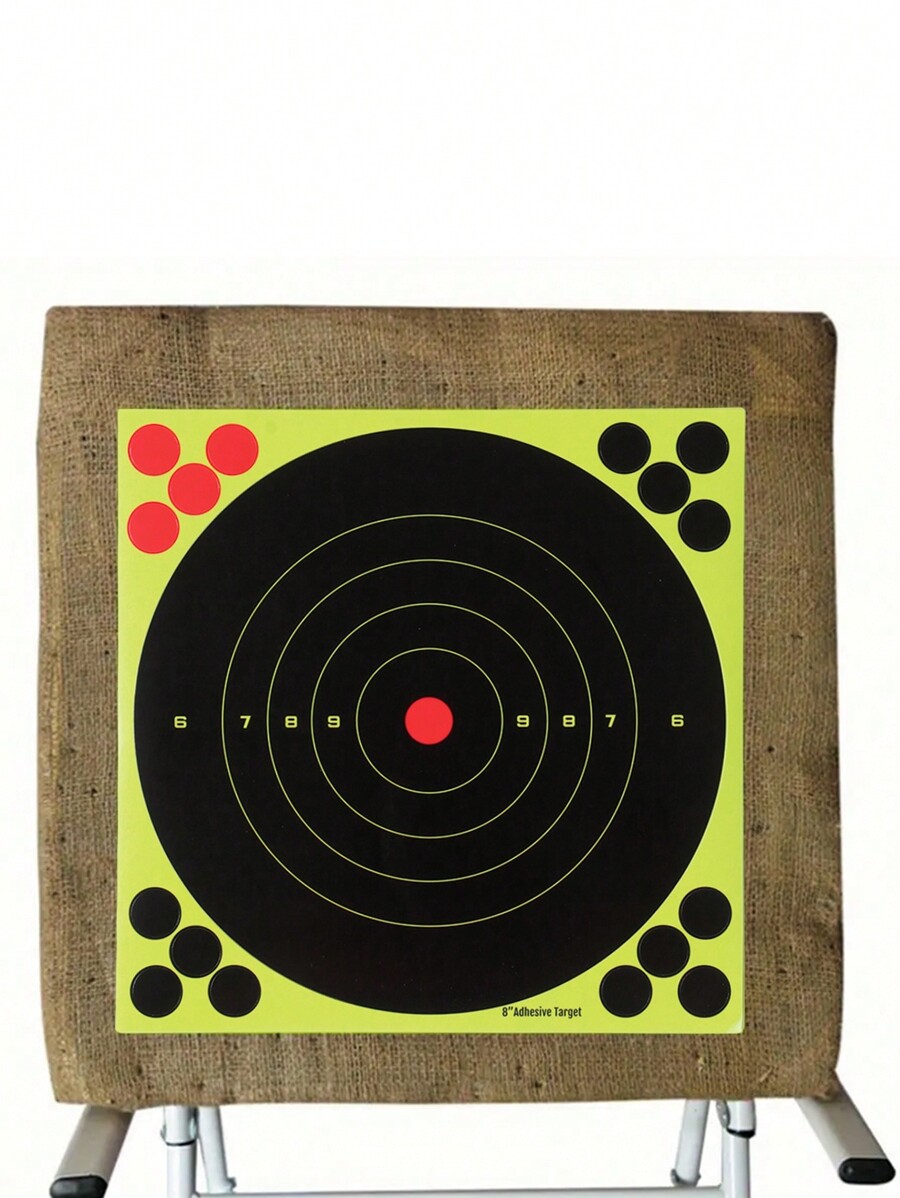 10pcs Shooting Target Stickers, Self Adhesive Shooting Target Paper For ...