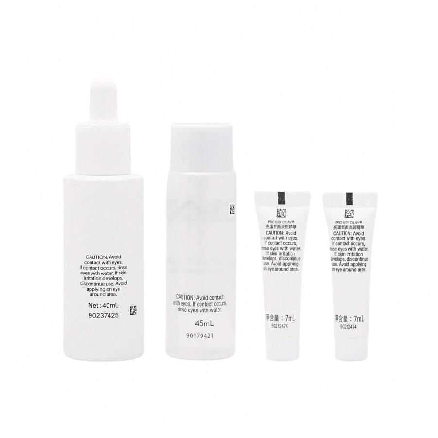 Olay White Radiance Pack (4pcs) Set Includes: PROX By Olay Spot Fading Essence (40ml X 1 + 7ml ...