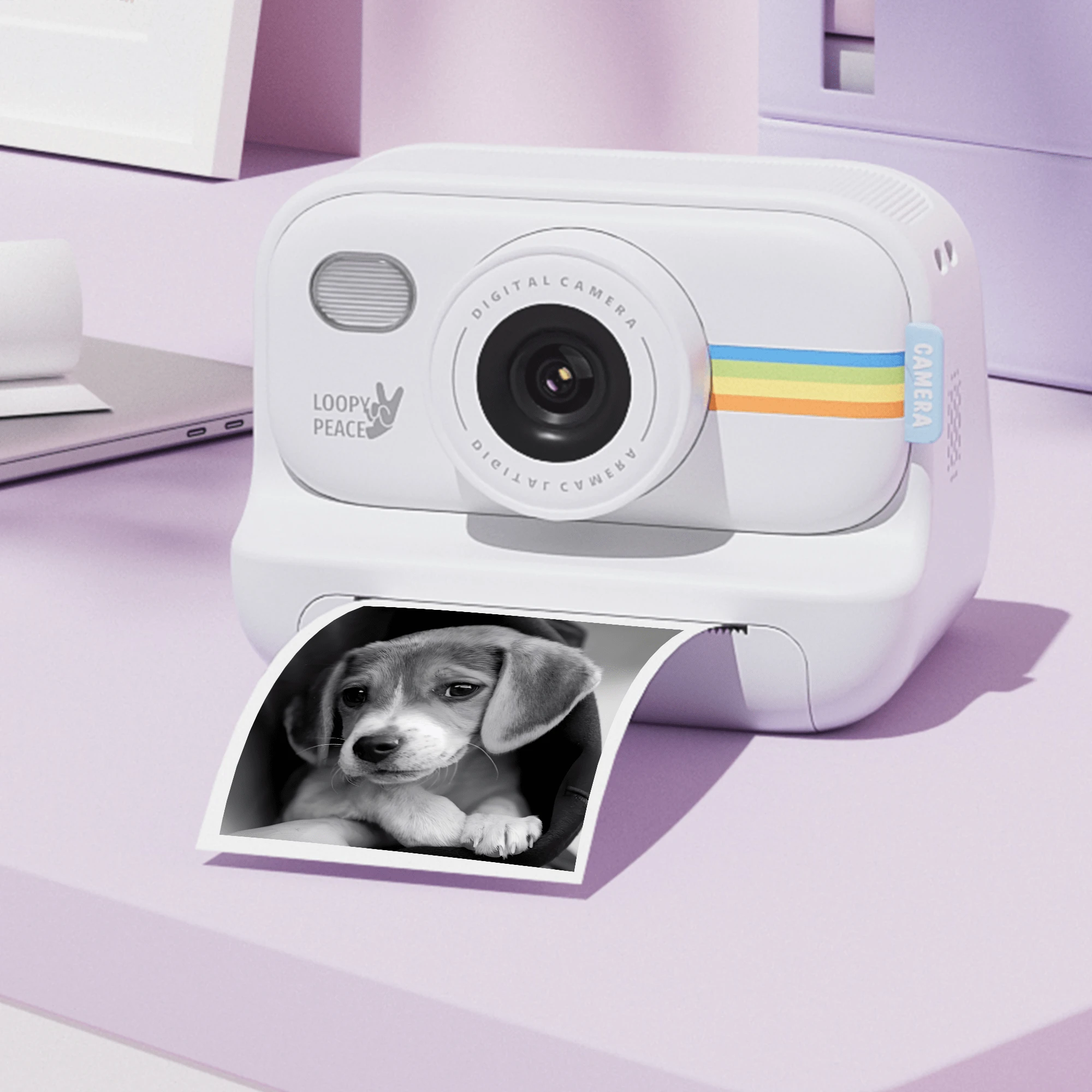 Mini Sticker Printer Bluetooth Smart Pocket Inkless Thermal Printer ...