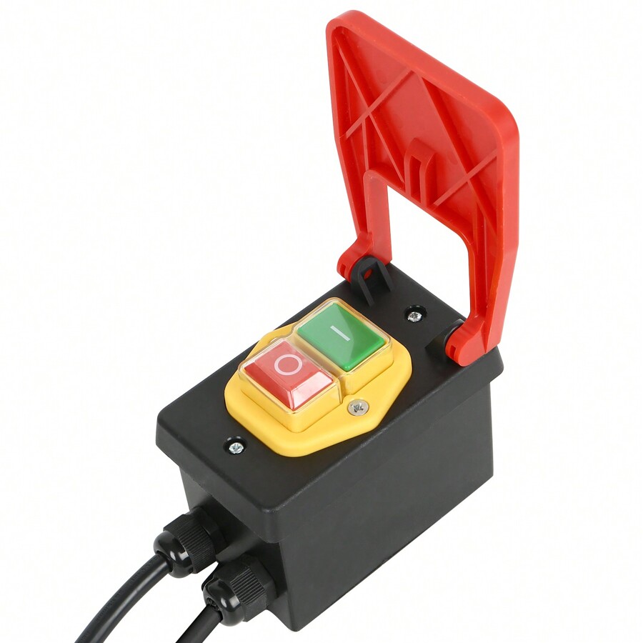 Emergency Stop Switch 220V Single-Phase On-Off Switch 16A Safety Switch ...