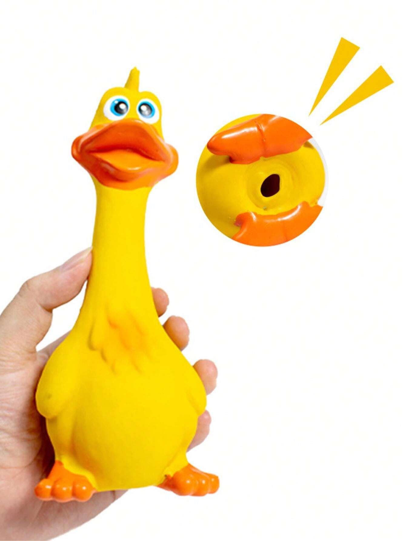 Pet Latex Toy, Interesting Quack Sound Making Duck, Dog Toy For Venting ...