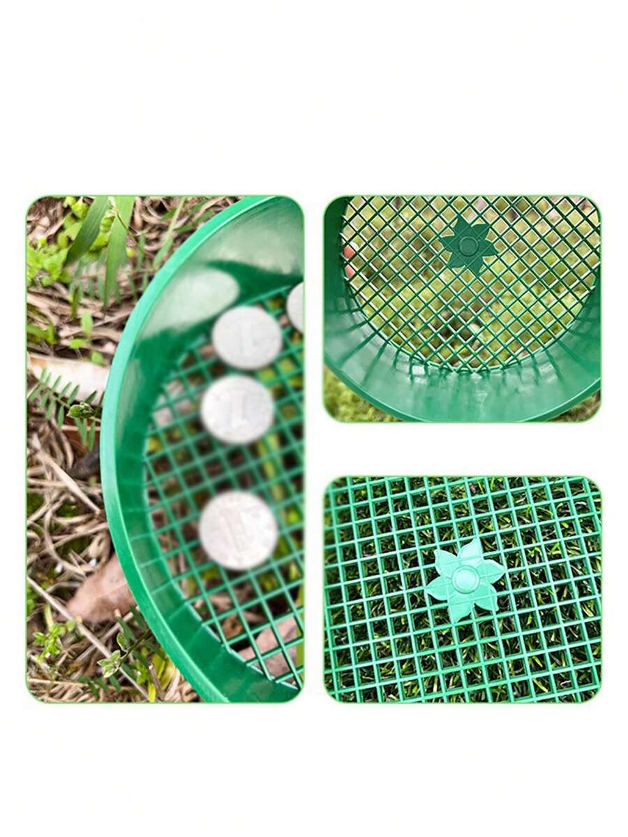 1pc Horticultural Soil Screening Green Plastic Screening Soil Planting ...