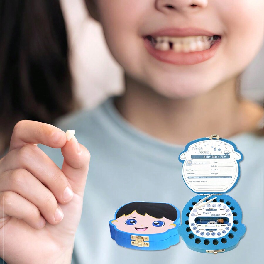 Baby Tooth Fairy Keepsake Box | Child Tooth Saver & Holder Gift Box For ...