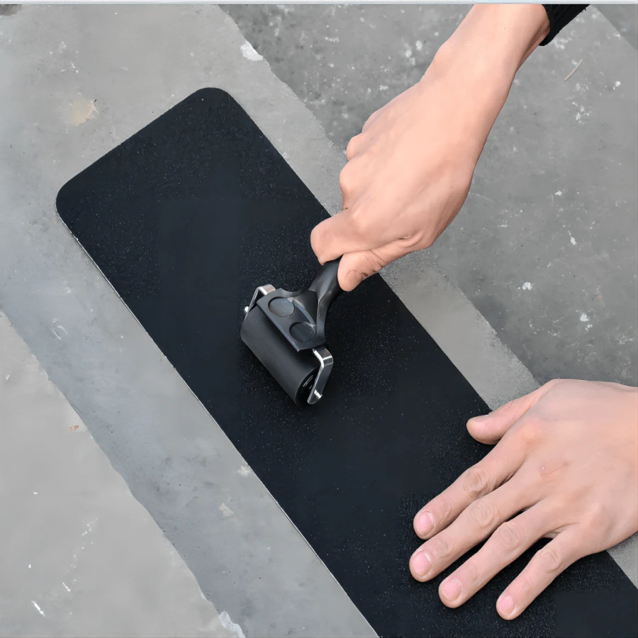 Black Anti-Slip Tape, High Traction Friction Abrasive Adhesive Grip ...