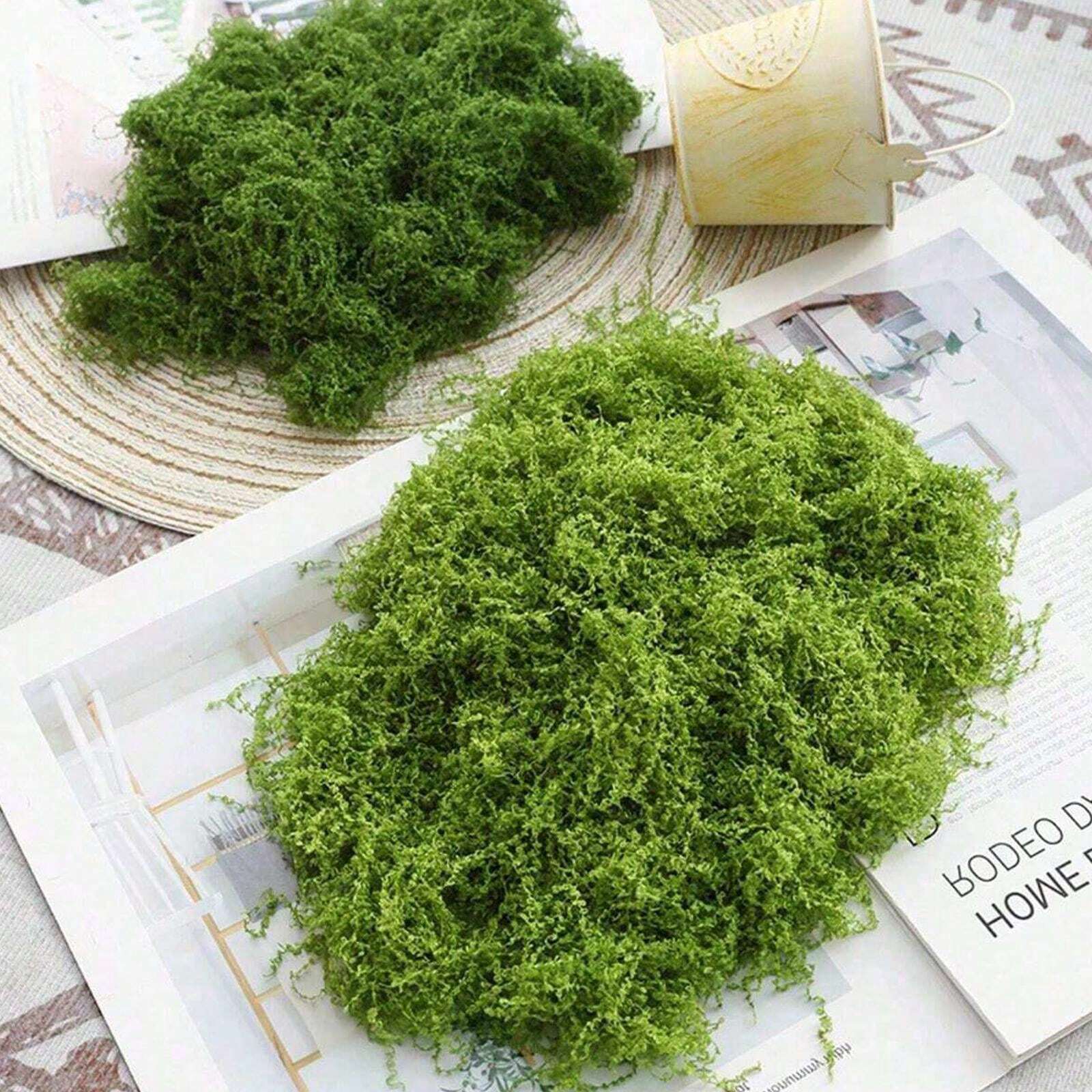 30g 50g 100g Simulated Moss, Turf, White Haired Moss, Artificial Moss ...