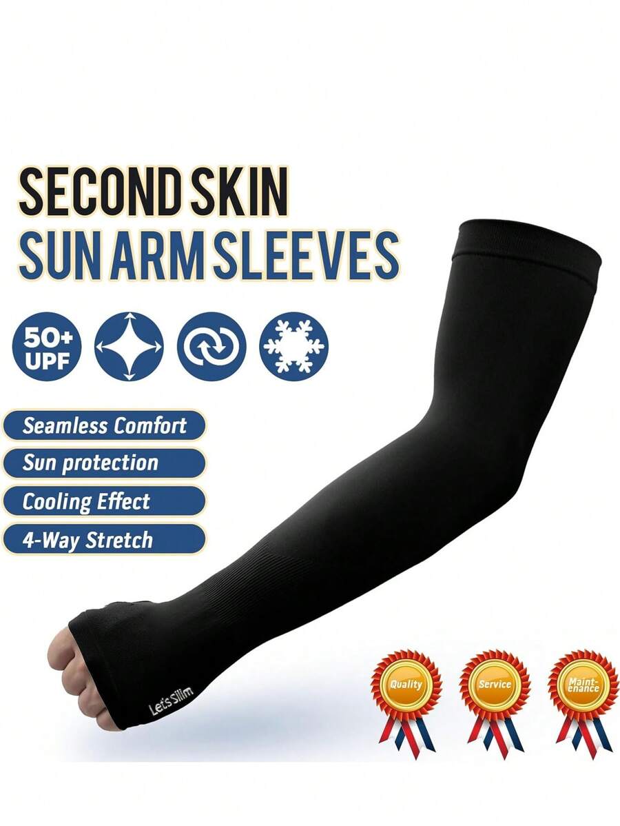4 Pairs UV Sun Protection Arm Sleeve For Men Women Work Cooling ...