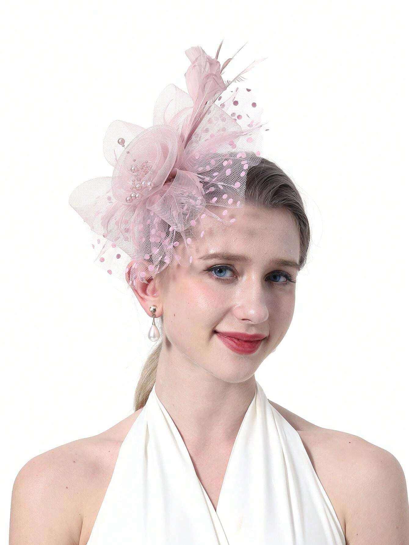 Fascinators For Women Tea Party Headband Kentucky Derby Hats Flower ...
