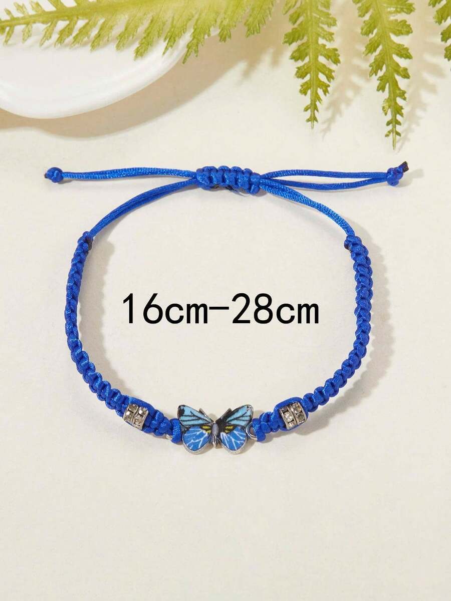 12pcs Simple And Fashionable Cartoon-Style Cute Hand-Knitted Butterfly ...